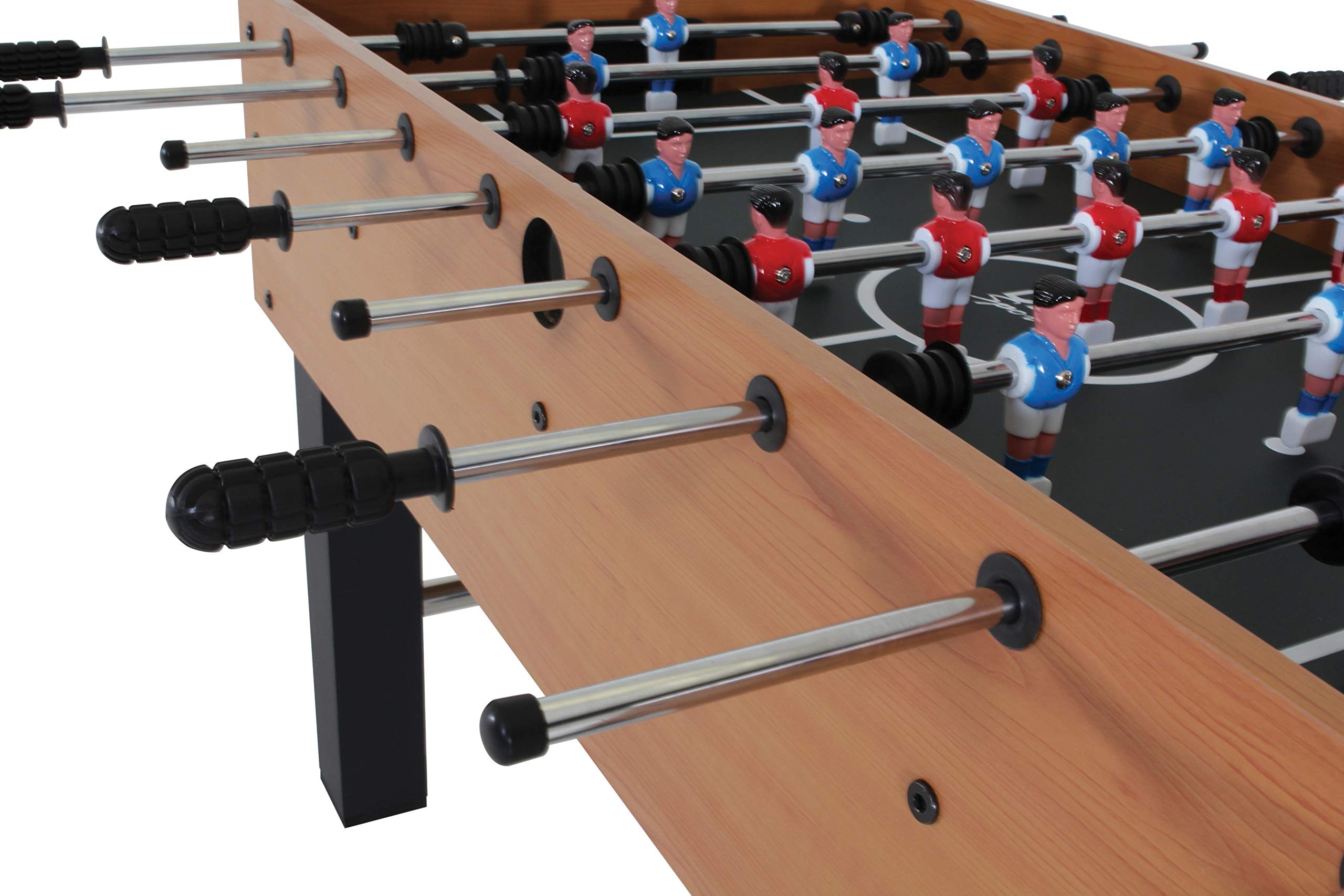 American Legend Charger 52” Foosball Table with Abacus-Style Scoring and Internal Ball Return System