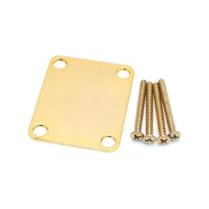 fender 4 screw neck plate gold