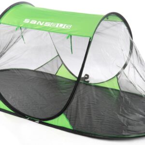 SANSBUG 1-Person Popup Mesh Screen Tent (Tarp Floor)