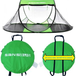 SANSBUG 1-Person Popup Mesh Screen Tent (Tarp Floor)