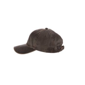 Dorfman Pacific Co. Men's Forever Weathered Cotton Cap, Brown, One Size