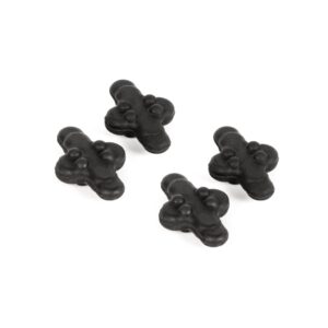 limbsaver unisex adult 4-pack string silencers, black