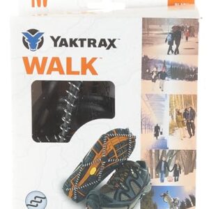 Yaktrax Walker Traction Cleats for Snow and Ice,Black,Large