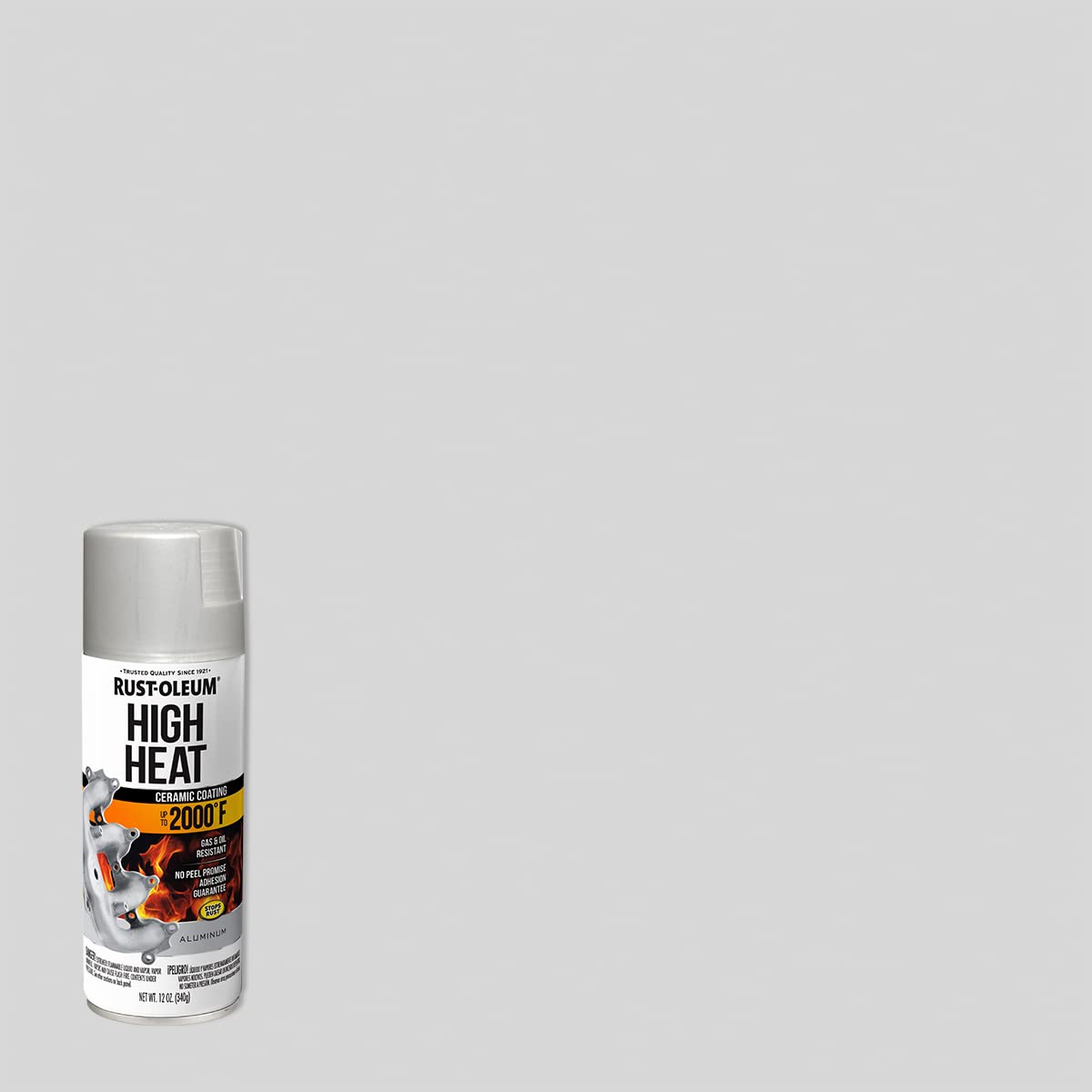 Rust-Oleum 248904 Automotive High Heat Spray Paint, 12 Ounce (Pack of 1), Flat Aluminum