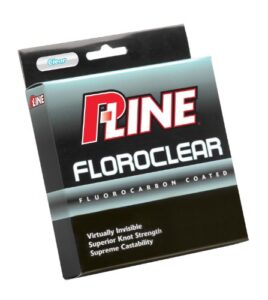 p-line floroclear fluorocarbon coated low memory copolymer filler spool, 8lb-300yd, clear, 8-pound, 300-yard