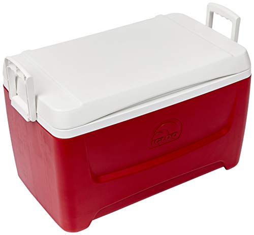 Igloo Island Breeze 48 Quart Cooler (Lava Red, 25.562 x 14.062 x 14.125-Inch)