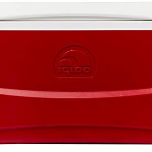 Igloo Island Breeze 48 Quart Cooler (Lava Red, 25.562 x 14.062 x 14.125-Inch)