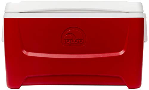 Igloo Island Breeze 48 Quart Cooler (Lava Red, 25.562 x 14.062 x 14.125-Inch)