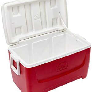 Igloo Island Breeze 48 Quart Cooler (Lava Red, 25.562 x 14.062 x 14.125-Inch)