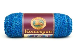 lion brand homespun yarn (368) montana sky