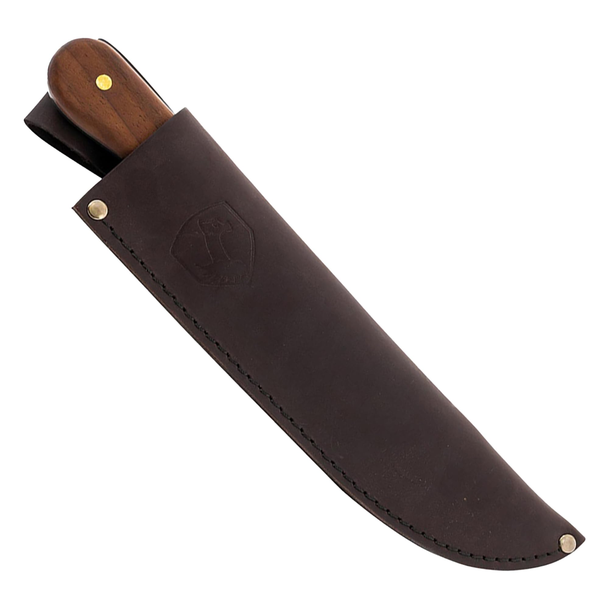 Condor Tool & Knife Hudson Bay Camp Knife | 1075 High Carbon Steel Fixed Blade Camping Knife | Hand Crafted Welted Leather Sheath | Full Tang Knife | Bushcraft Knife with 8.4in Blade | 5mm Thick |20.5oz