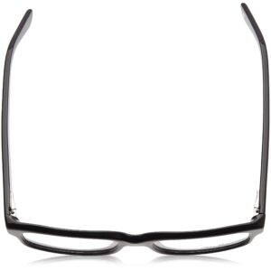 Ray-Ban RX5187 Rectangular Prescription Eyeglass Frames, Black/Demo Lens, 52 mm