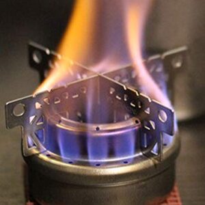 Evernew Titanium Alcohol Stove Cross Stand, Sand Leather