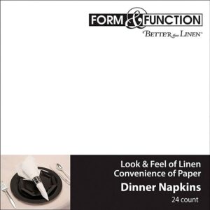 Creative Converting Dinner Napkins, One Size, White