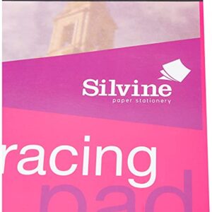 Silvine A3 Everyday Tracing Pad. 40 Sheets of Quality Lightweight Tracing Paper (63gsm) Ref A3T