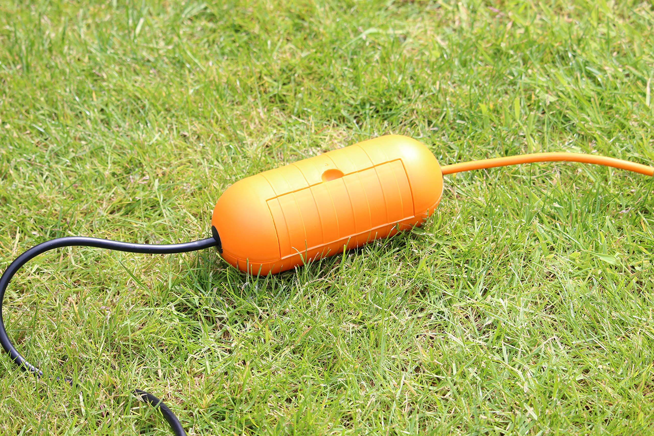 Masterplug SPTO-MS Splash-Proof Outdoor and Indoor Plug and Socket Cover, 21 x 8.5 cm, Orange