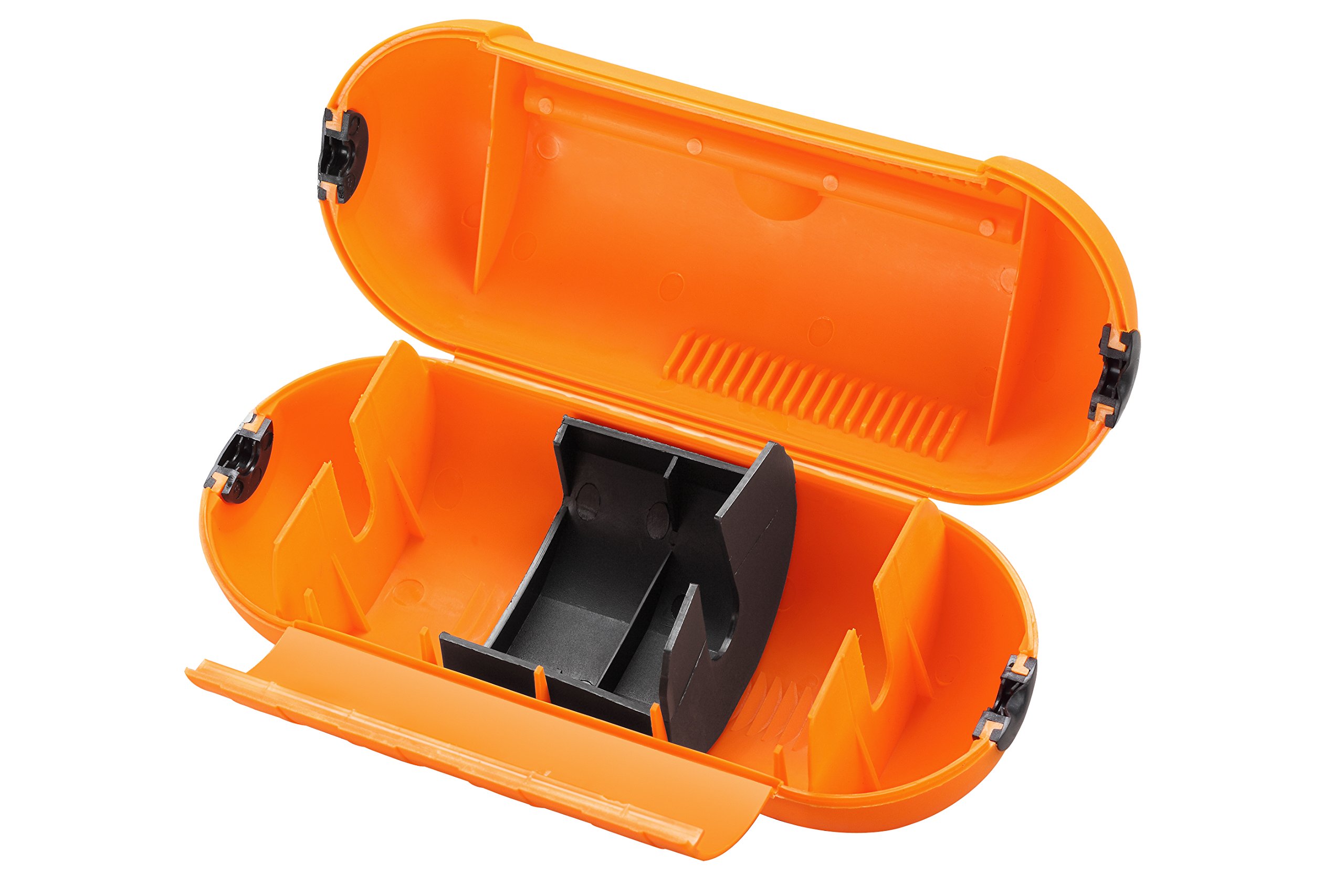 Masterplug SPTO-MS Splash-Proof Outdoor and Indoor Plug and Socket Cover, 21 x 8.5 cm, Orange