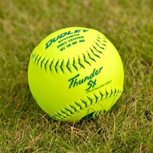 DUDLEY USSSA Thunder SY Slowpitch Classic M Stamp Softball - 12 Pack