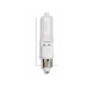 satco s1916 100q/f/jd 100-watt e11/t4 mini can halogen bulb, frosted, 4-pack