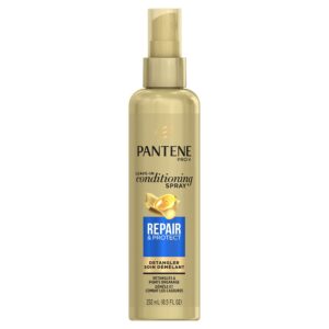 pantene pro-v repair & protect leave-in conditioning spray detangler, 8.5 oz (pack of 3)