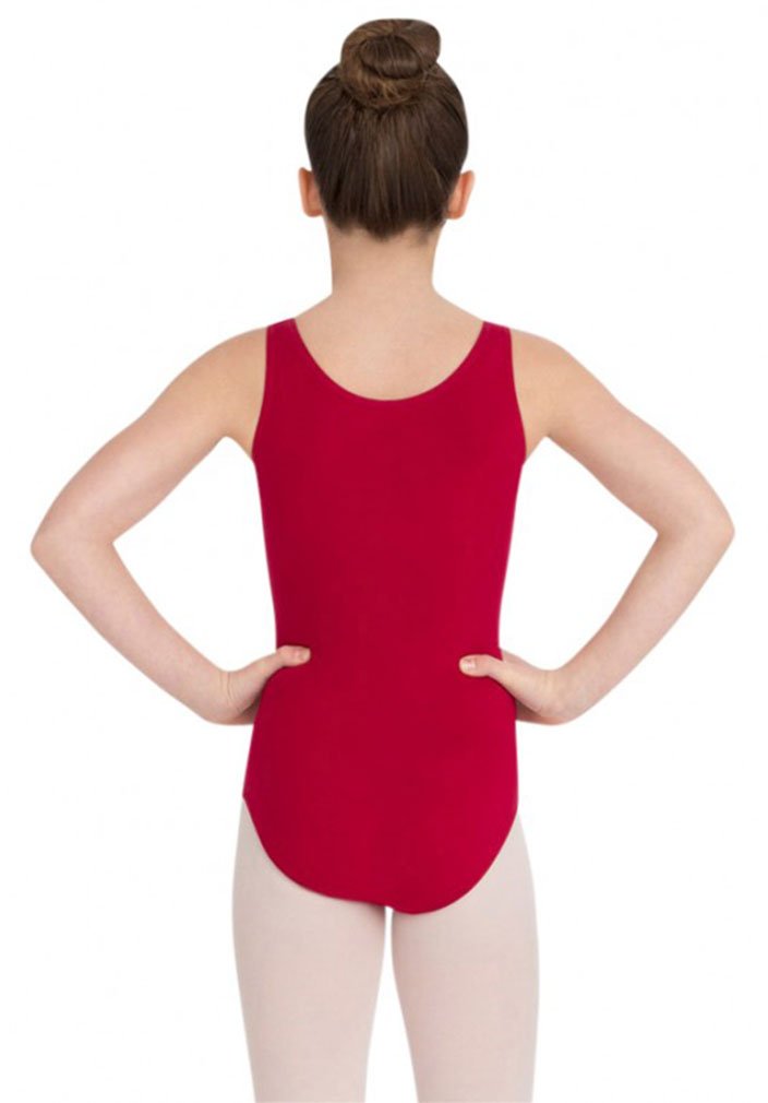 Capezio High-Neck Tank Leotard - Girls, Garnet, Intermediate