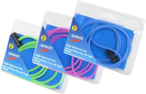 Speedo Unisex Universal Goggles Replacement Strap Silicone Tube - Assorted Colors