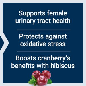 Life Extension Optimized Cran-Max®, cranberry whole fruit concentrate with hibiscus extract, best in class support for female urinary tract health, gluten-free, vegetarian, non-GMO, 60 capsules