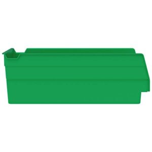 Akro-Mils 30150 Plastic Organizer and Storage Bins for Refrigerator, Kitchen, Cabinet, or Pantry Organization, 12-Inch x 8-Inch x 4-Inch, Green, 12-Pack