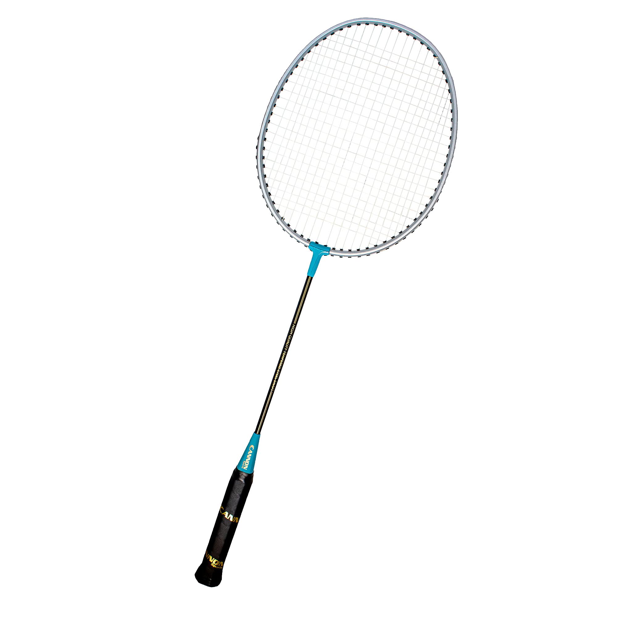 Cannon Sports Badminton Aluminum/Steel Racket for Intermediate Players with Leather Grip (26 Inches)