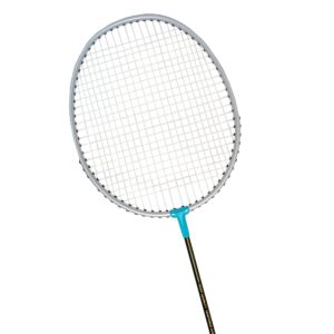 Cannon Sports Badminton Aluminum/Steel Racket for Intermediate Players with Leather Grip (26 Inches)