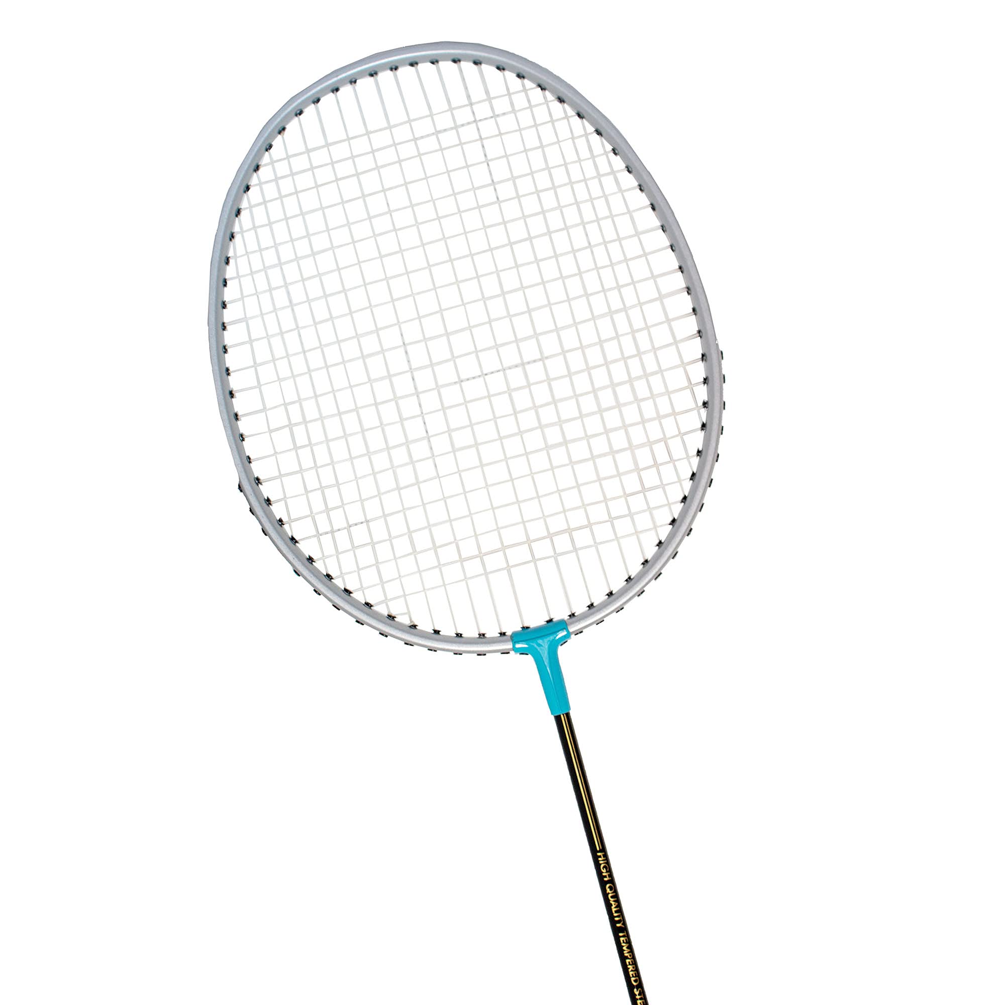 Cannon Sports Badminton Aluminum/Steel Racket for Intermediate Players with Leather Grip (26 Inches)