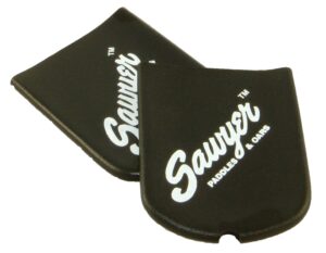 protoco oar tips for sawyer paddles, black, 4.9-5.1 x 6-inch