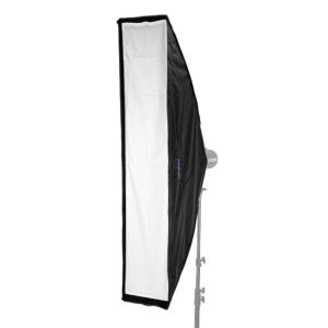 pro studio solutions ez pro beauty dish strip box softbox 12"x56" with speedring insert, for balcar, white lightning, lighting, x800, x1600, x3200 strobe flash light, speed ring, soft box