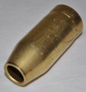 miller electric miller brass tapered mig weld nozzle 199610