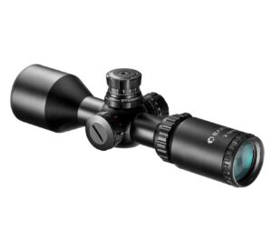 barska 3-9x42 contour riflescope ir mil-dot riflescope , black