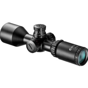 BARSKA 3-9x42 Contour Riflescope IR Mil-Dot Riflescope , Black