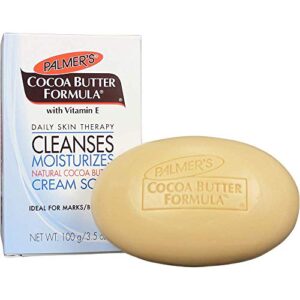 palmer's cocoa butter formula with vitamin e, daily skin therapy cream soap 3.5 oz (pack of 6)