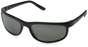 ray ban sunglasses rb2027 pre, 601/w1 black (crystal gray mirror polarized lens), 63 mm