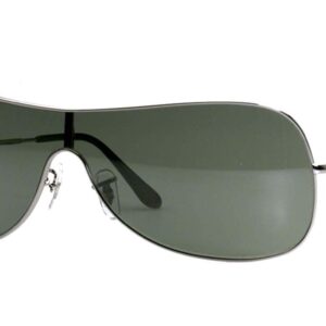 Ray-Ban Highstreet RB3211 col. 004/71 Sunglasses Gunmetal w/Green Lens 38mm