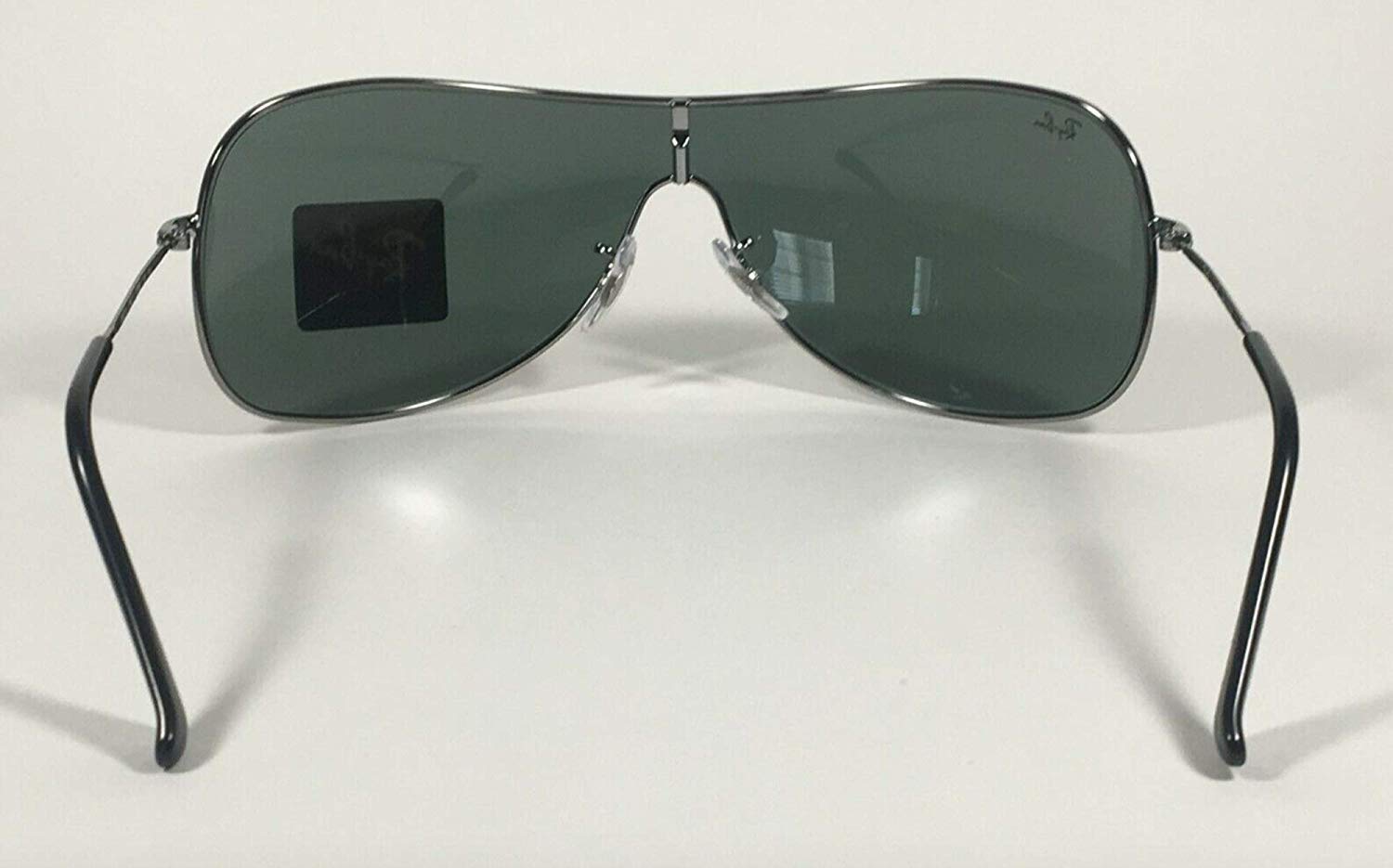 Ray-Ban Highstreet RB3211 col. 004/71 Sunglasses Gunmetal w/Green Lens 38mm