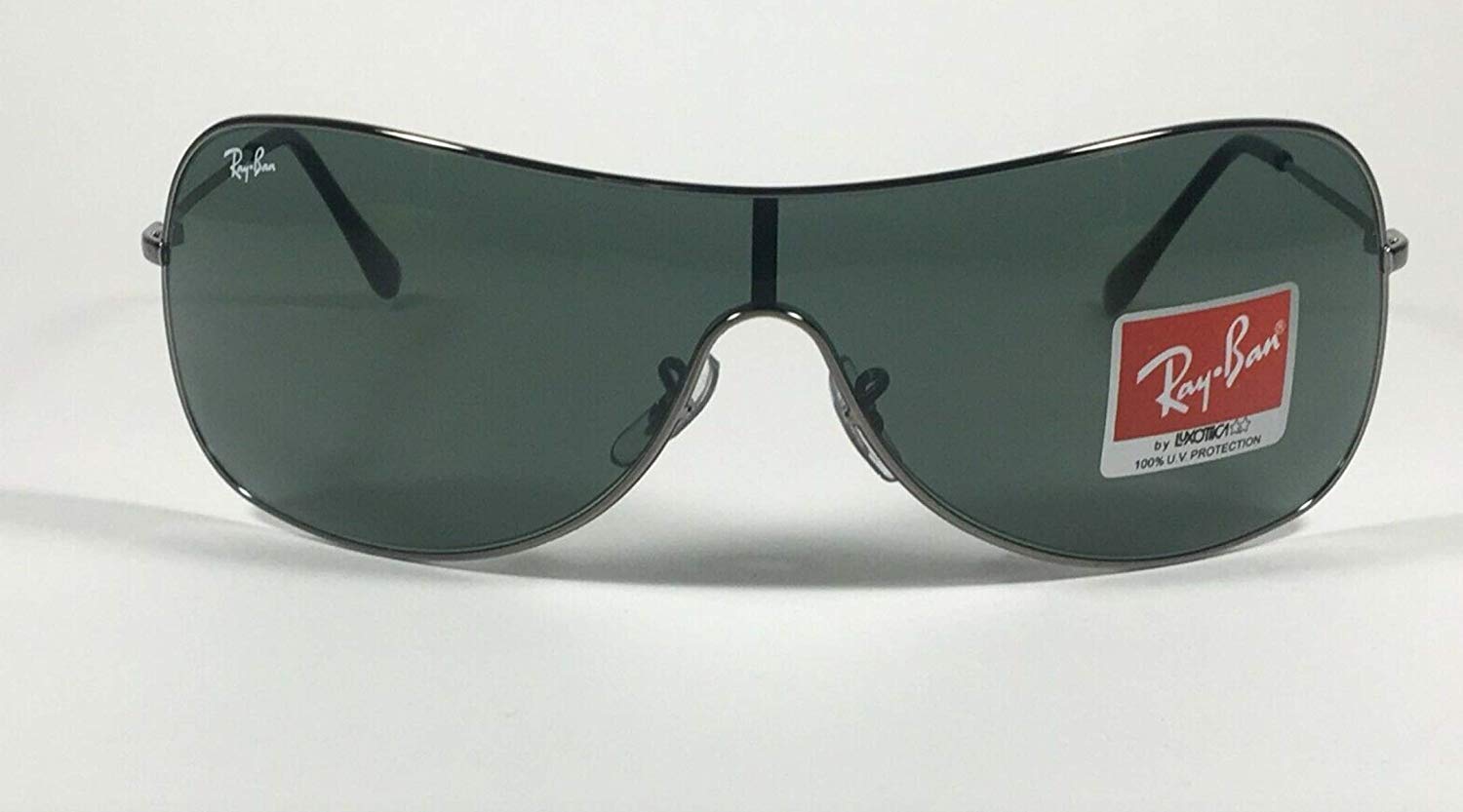 Ray-Ban Highstreet RB3211 col. 004/71 Sunglasses Gunmetal w/Green Lens 38mm