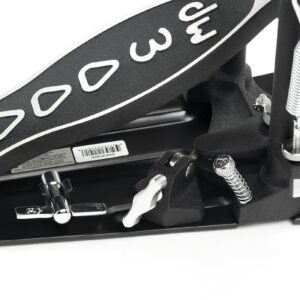 Drum Workshop, Inc. 3000 Series Pedals Bass Drum, Black and Silver, Single (DWCP3000)