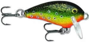 rapala mini fat rap 03 fishing lure, 1.5-inch, brook trout