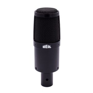 heil pr 30 dynamic xlr-microphone for video podcast, live sound, instrumentals, recording, and broadcast, wide frequency response, smooth sound, superior rear noise rejection - black