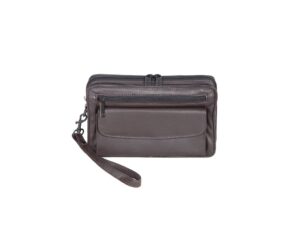 scully men's vinnie personal organizer bag brown one size