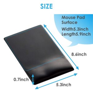 ELECOM Mouse Pad"FITTIO" Low Type/Reduce Wrist Fatigue and Pain/White MP-115WH