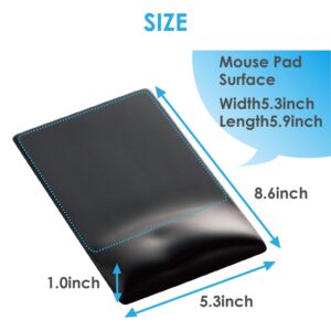 ELECOM FITTIO Mouse Pad High Black MP-116BK