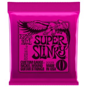 Ernie Ball 2223 Super Slinky 9-42 (12 Pack Bundle)