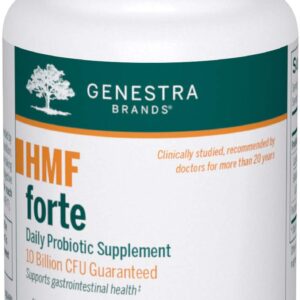 Genestra Brands - HMF Forte Probiotic Supplement - Four Strains of Probiotics to Promote GI Health - 60 Capsules