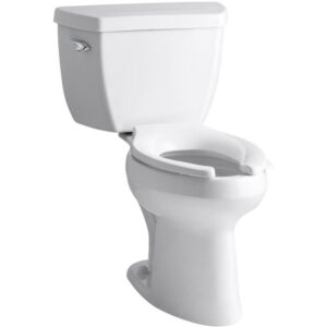 kohler k-3493-t-0 highline two piece toilet, white